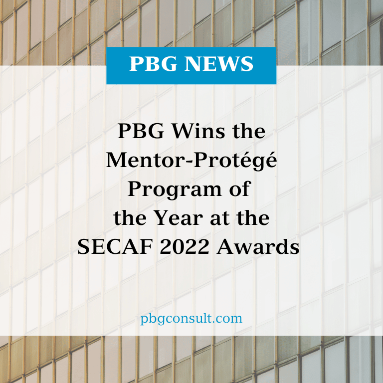 PBG Wins the Mentor-Protégé Program of the Year at the SECAF 2022 ...