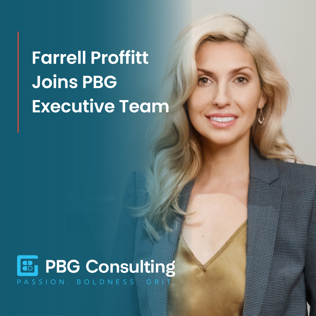 Farrell Proffitt, GovCon Growth Leader, Joins PBG Executive Team