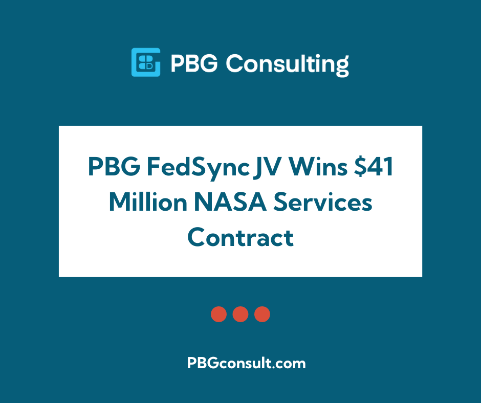 PBG FedSync JV Wins $41 Million NASA Services Contract